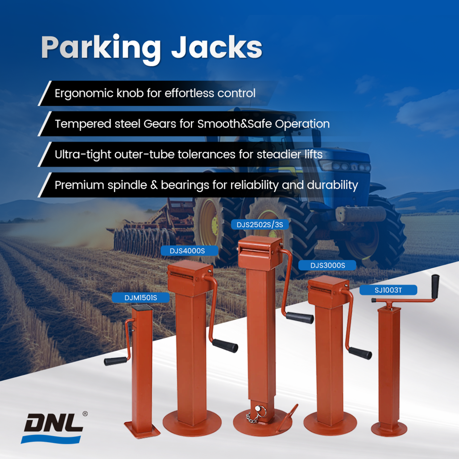 DNL Parking Jack – Top priorities for your safety and stability when ...